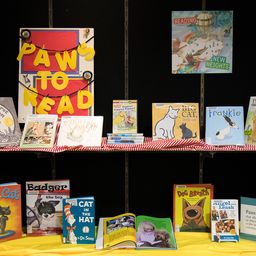 Library Display: Paws to Read | Kraemer Family Library