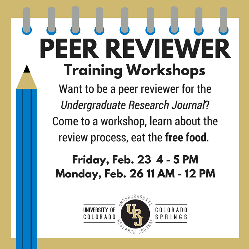Peer Reviewer Training Workshops | Kraemer Family Library